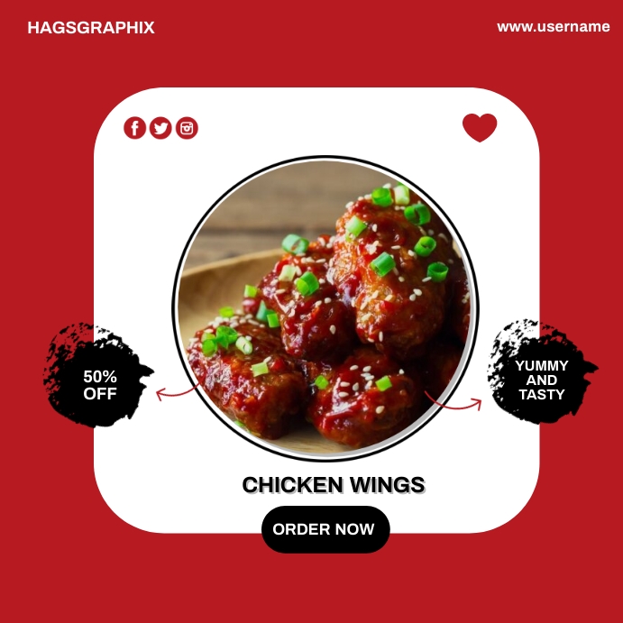 FOOD INSTA.E Template | PosterMyWall