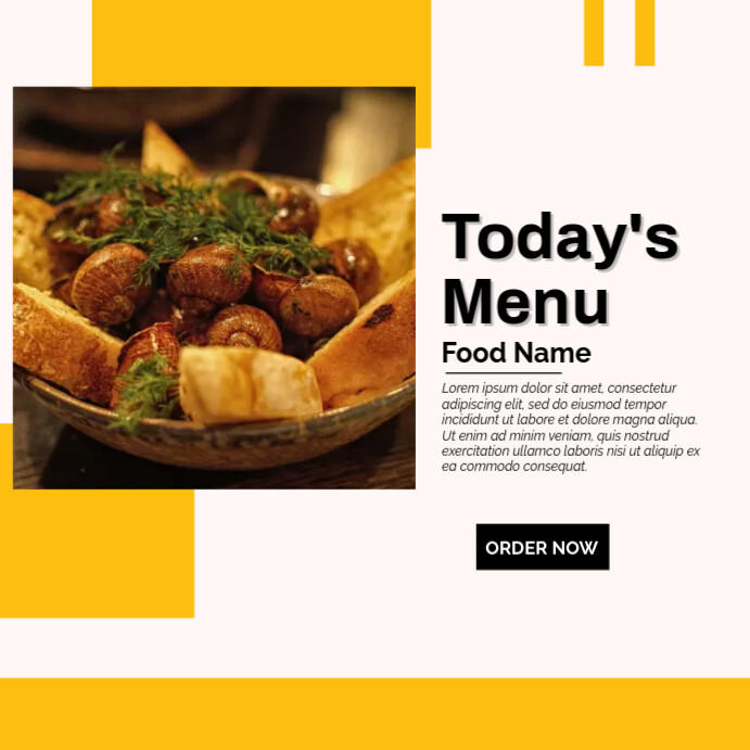 FOOD INSTA.E Template | PosterMyWall