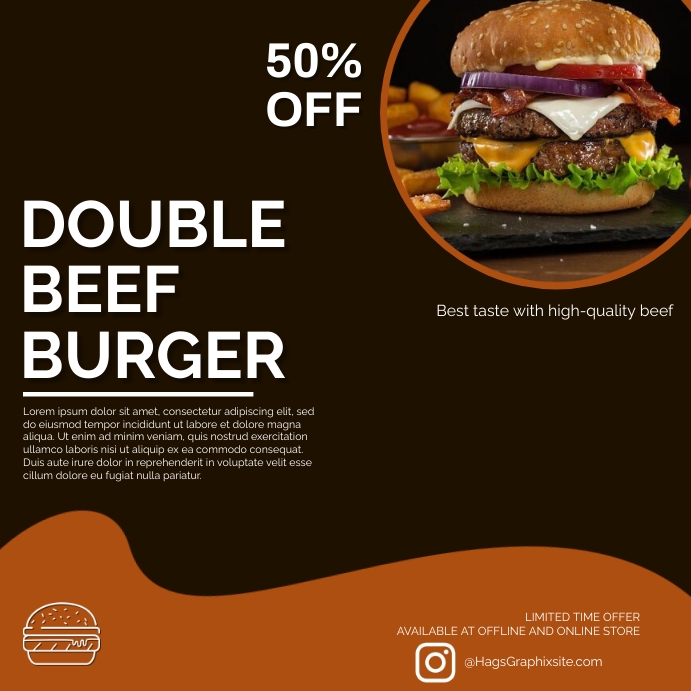 FOOD INSTA.E Template | PosterMyWall