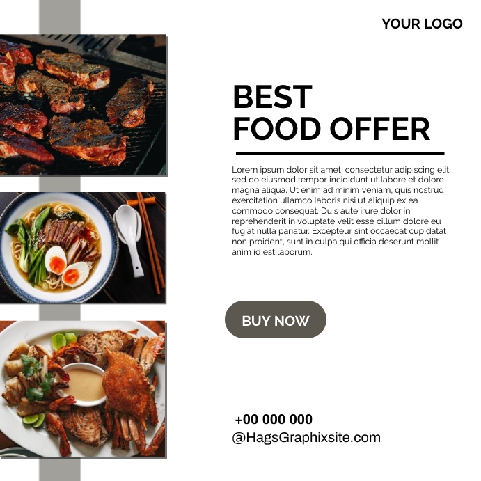 FOOD INSTA.E Template | PosterMyWall