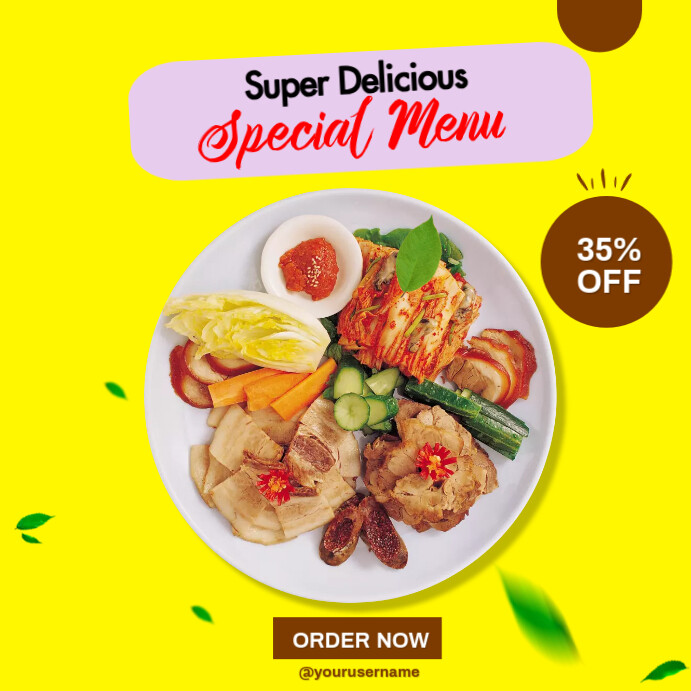 FOOD INSTA.E Template | PosterMyWall