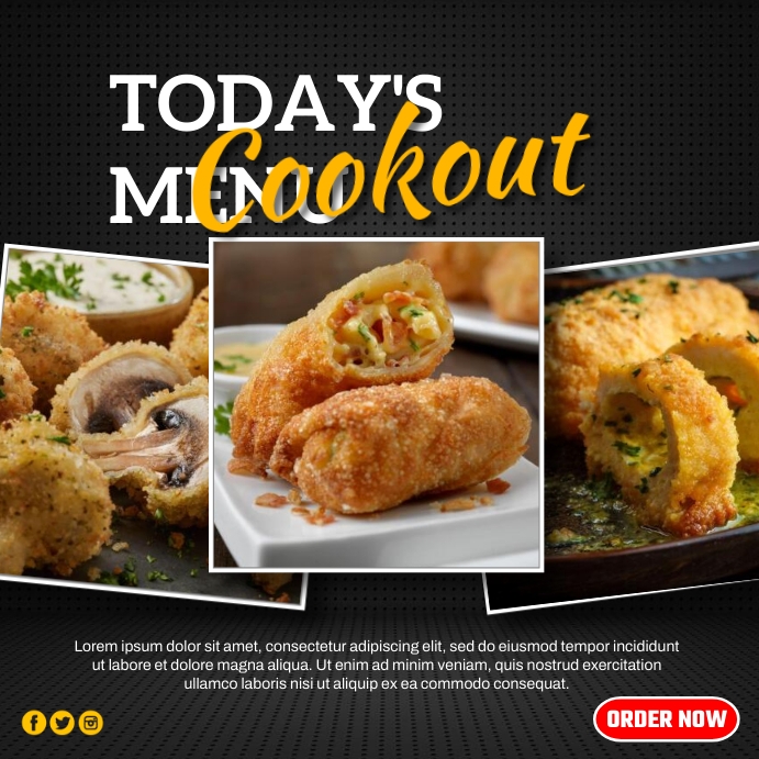 FOOD INSTA.E Template | PosterMyWall