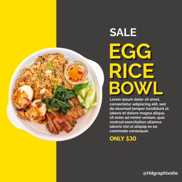 FOOD INSTA.E Template | PosterMyWall