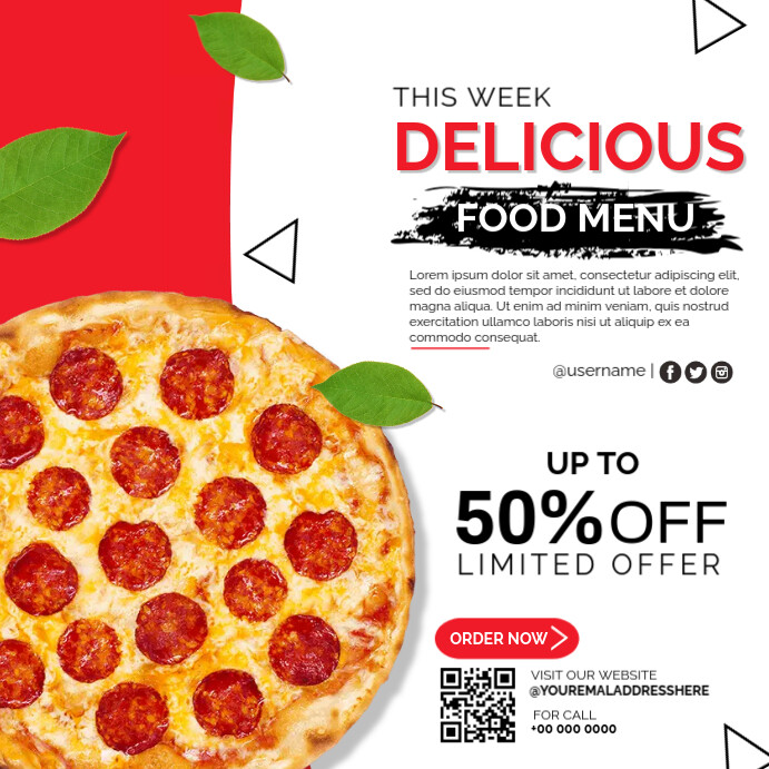 FOOD INSTA.E Template | PosterMyWall