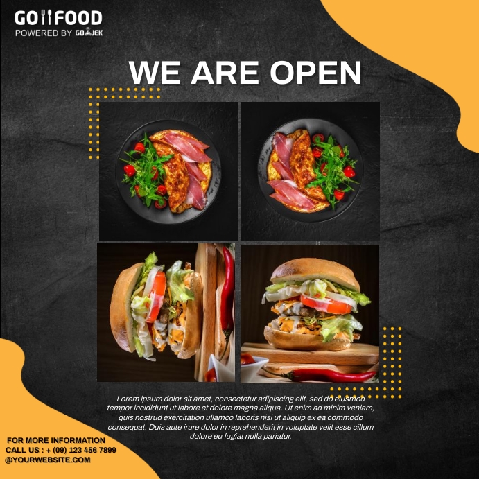 FOOD INSTA.E Template | PosterMyWall