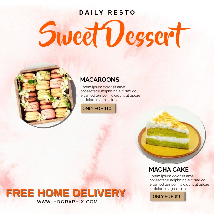 FOOD INSTA.E Template | PosterMyWall