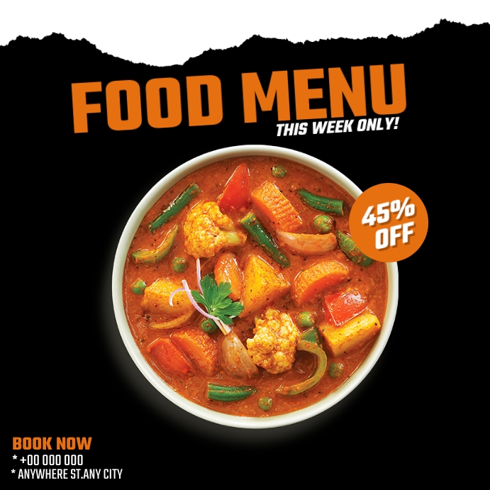 FOOD INSTA.E Template | PosterMyWall