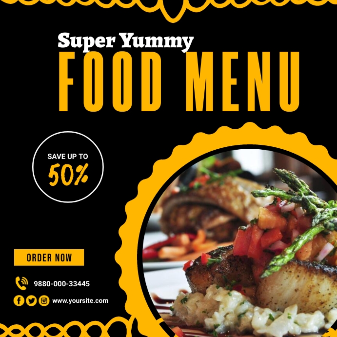 FOOD INSTA.E Template | PosterMyWall