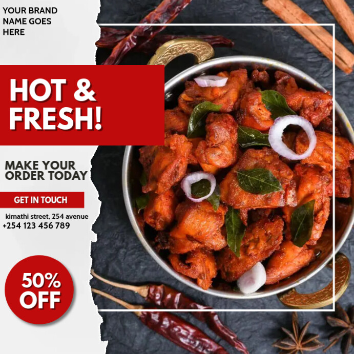 FOOD INSTA.E Template | PosterMyWall