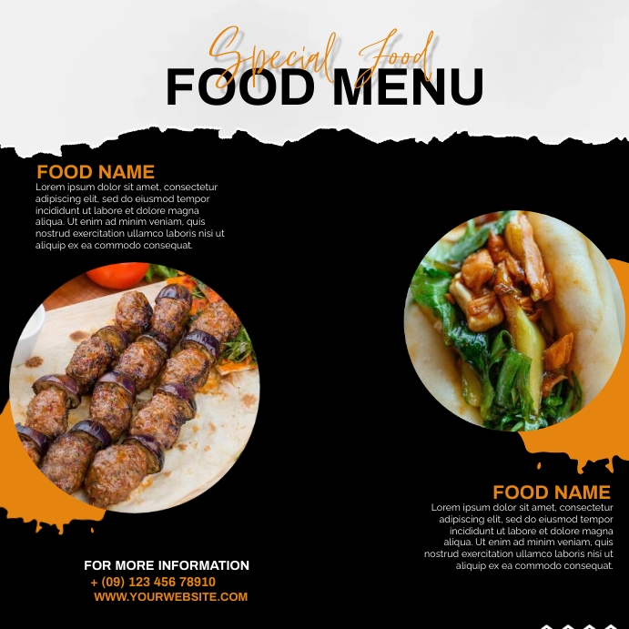 FOOD INSTA.E Template | PosterMyWall