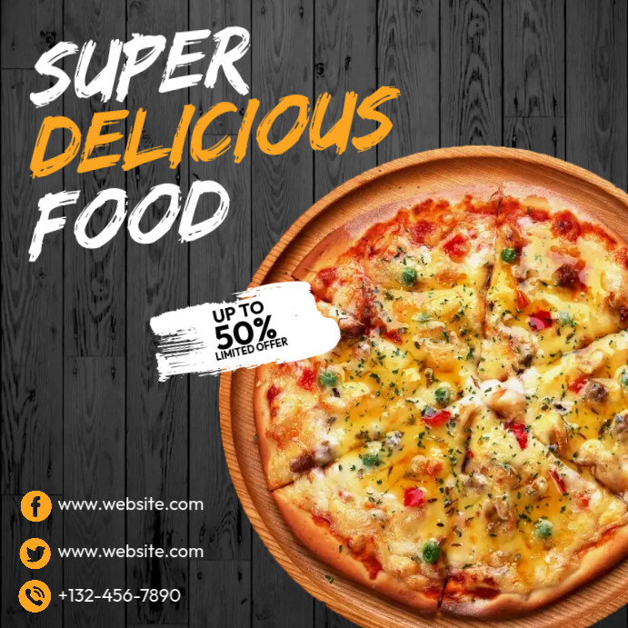 FOOD INSTA.KC Template | PosterMyWall