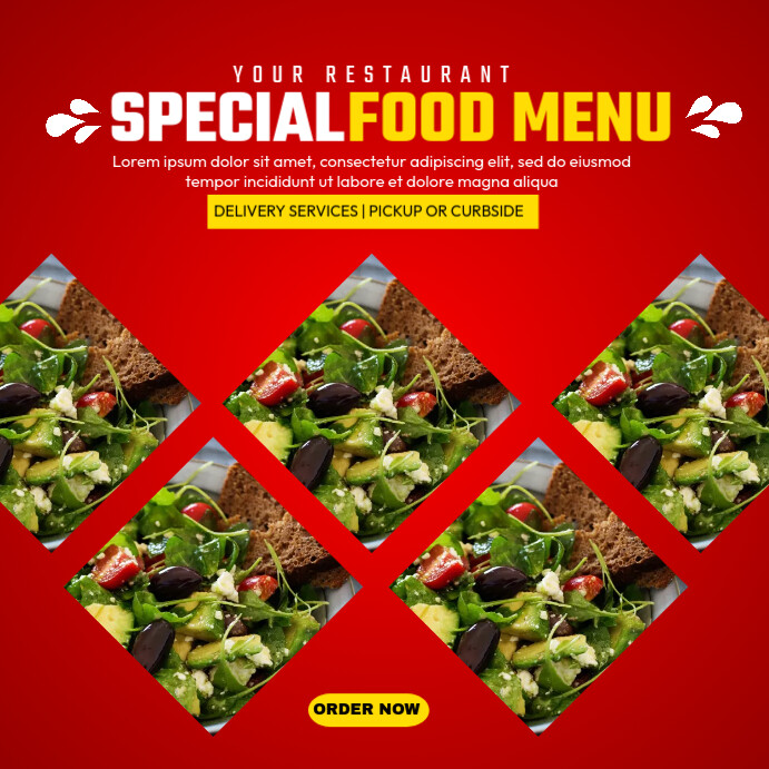 FOOD INSTA.KC Template | PosterMyWall