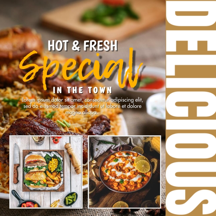 FOOD INSTA.KC Template | PosterMyWall