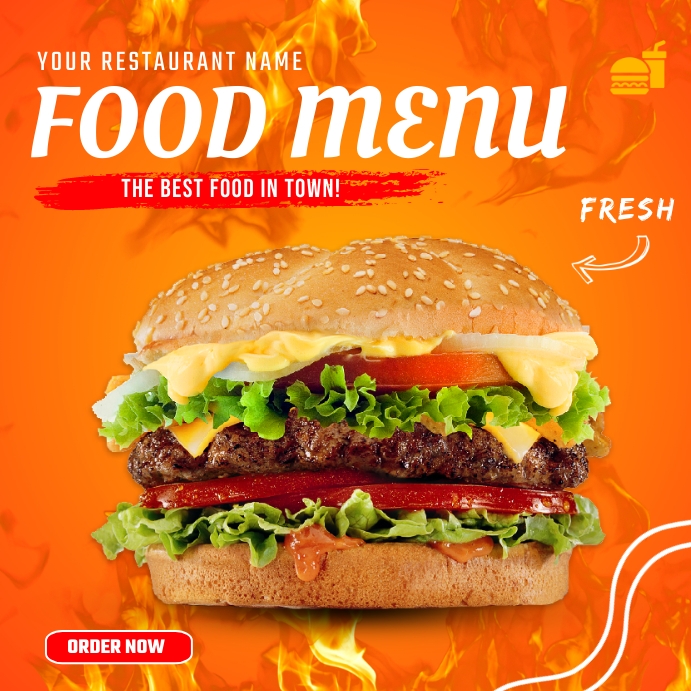 FOOD INSTA.KC Template | PosterMyWall