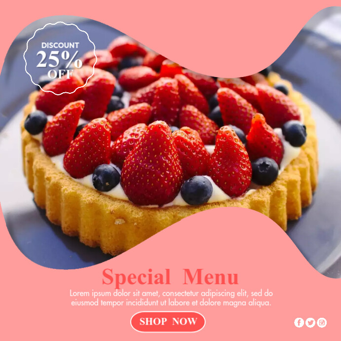 FOOD INSTA.KC Template | PosterMyWall