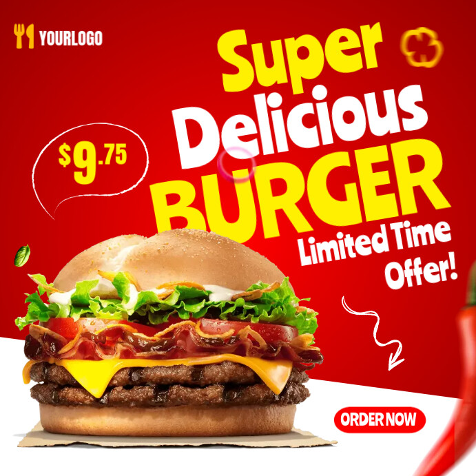 FOOD INSTA.KC Template | PosterMyWall