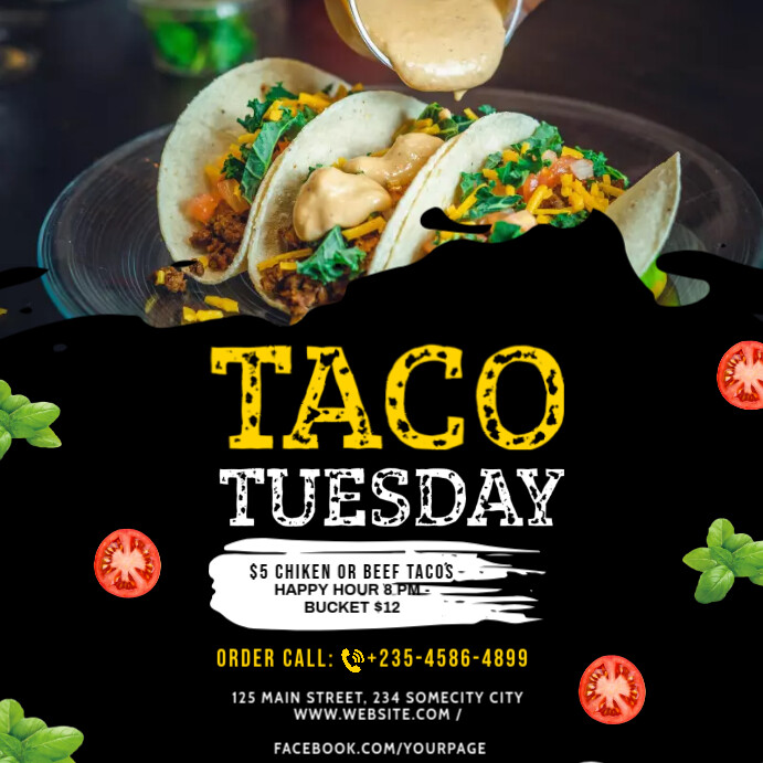 FOOD INSTA.KC Template | PosterMyWall