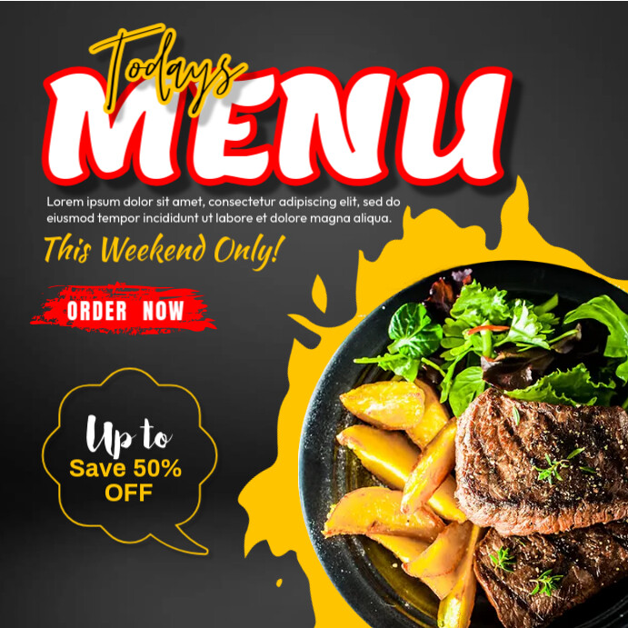 FOOD INSTA.KC Template | PosterMyWall