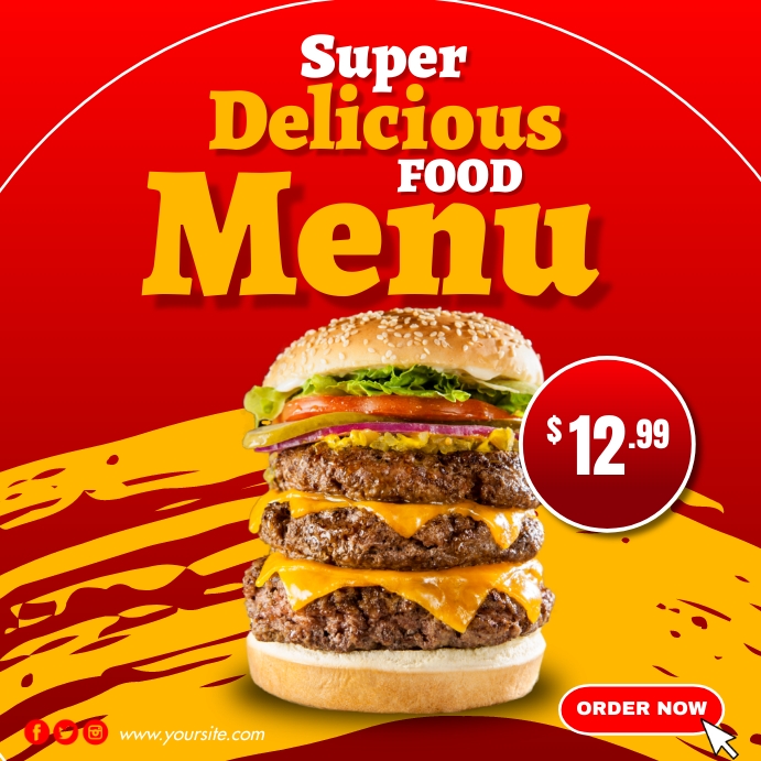 FOOD INSTA.KC Template | PosterMyWall