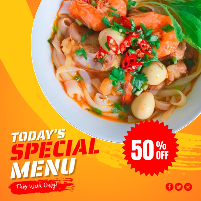 FOOD INSTA.KC Template | PosterMyWall