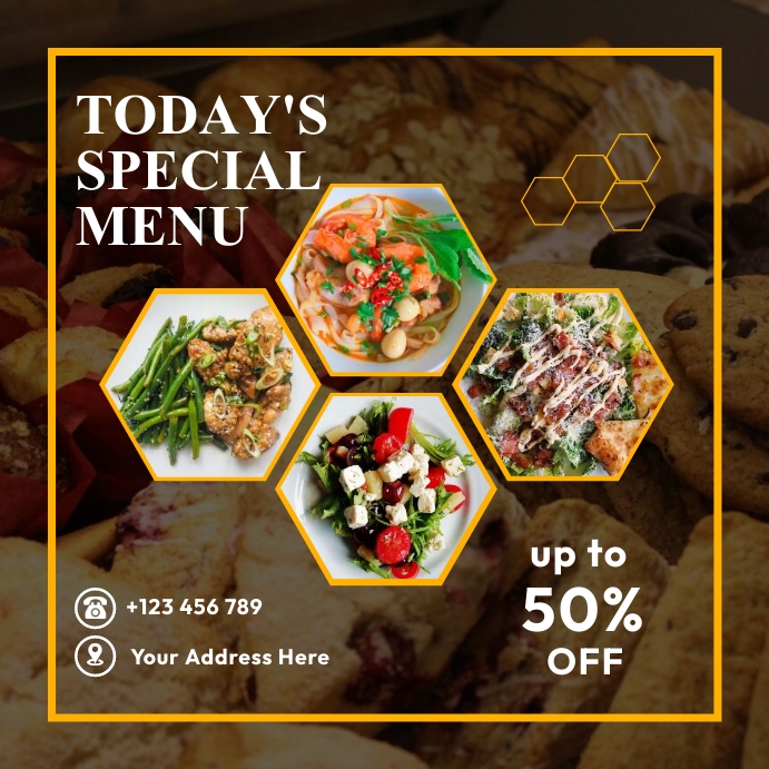 FOOD INSTA.KC.4 Template | PosterMyWall