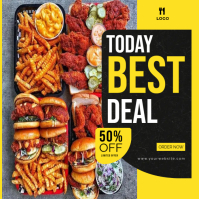 Fast Food Menu Ads Template | PosterMyWall