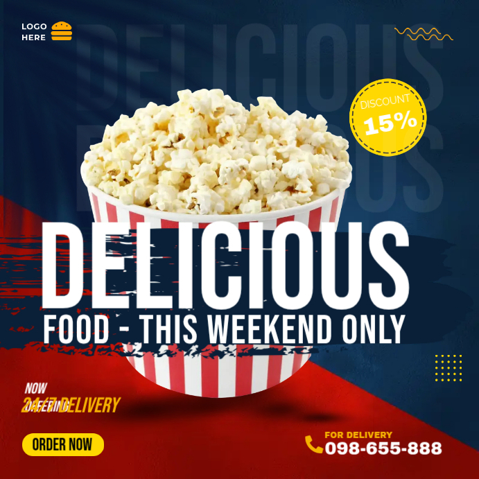 Food Instagram Ads Template | PosterMyWall