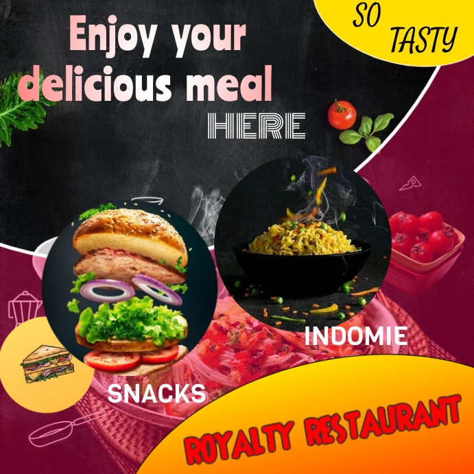 Copy of Food is ready | PosterMyWall