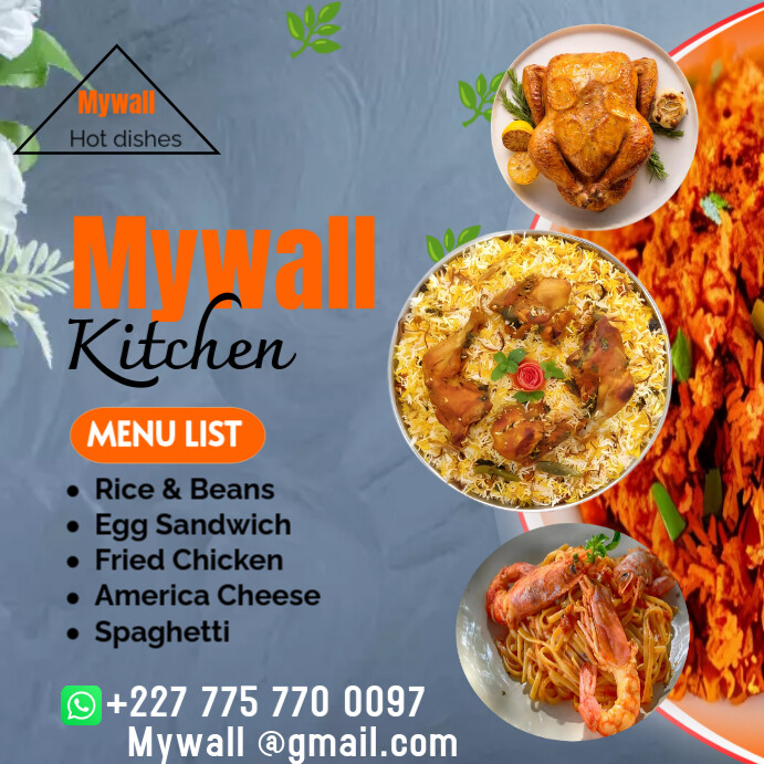 Food kitchen design template | PosterMyWall