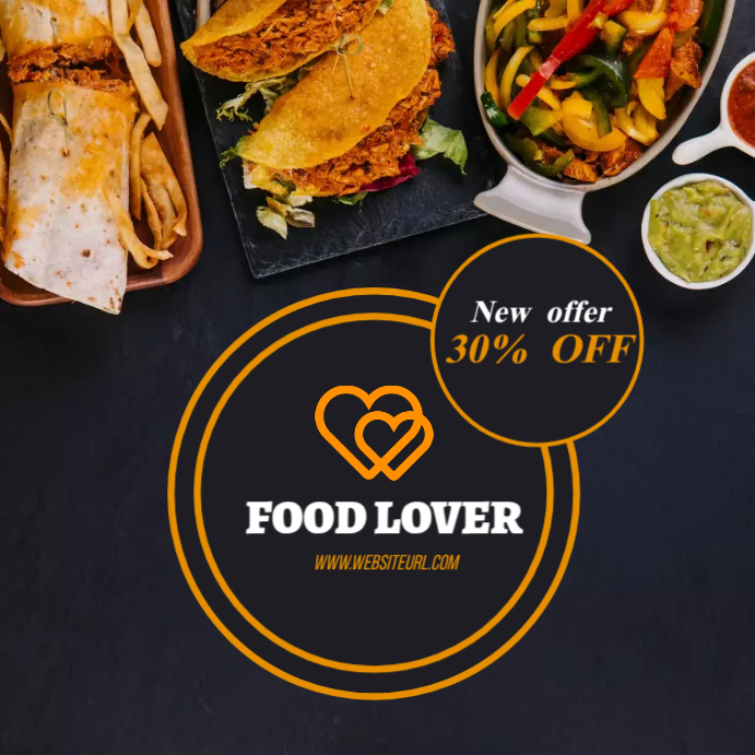 Food Lover Ads Template | PosterMyWall