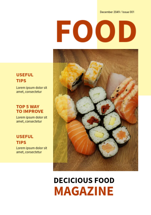 Food Magazine Cover Template | PosterMyWall