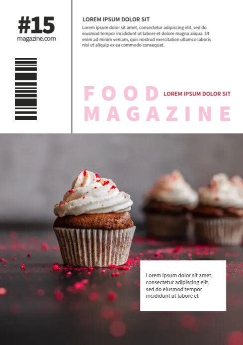 Food Magazine Template | PosterMyWall