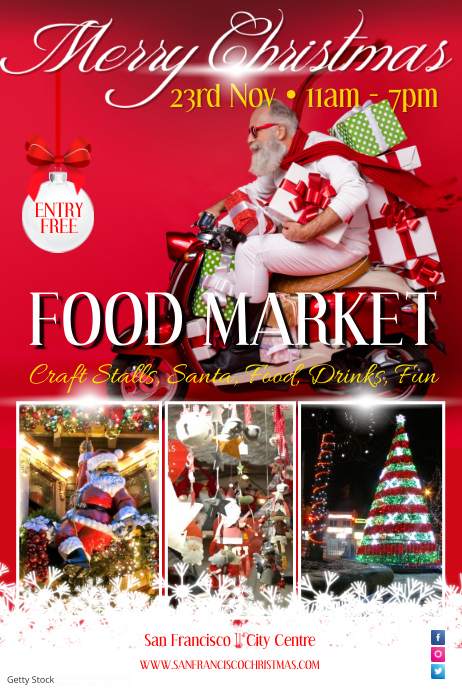 Food Market Poster Template | PosterMyWall