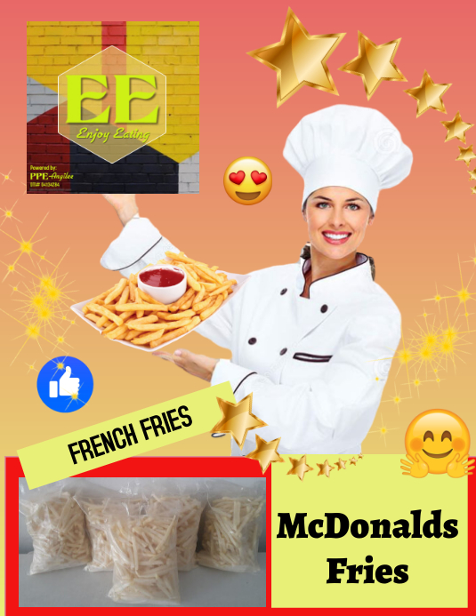 Food- Mc Fries Template | PosterMyWall