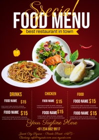 MENU Template | PosterMyWall