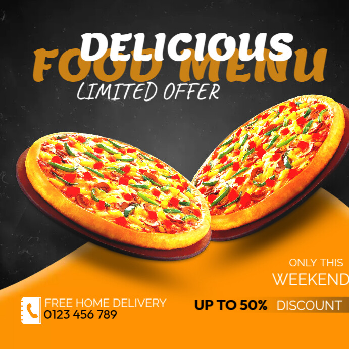 Food Menu Ads Template | PosterMyWall