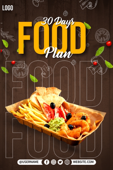 Food Menu Ads Template | PosterMyWall