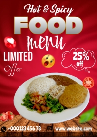 Food Menu Ads Template | PosterMyWall