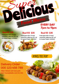 food Template | PosterMyWall