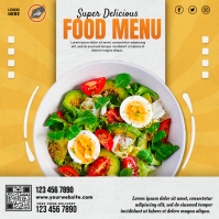 Healthy Food Menu Template | PosterMyWall