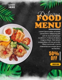 Food Menu Ads Template | PosterMyWall
