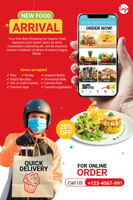 Food Menu Banner Template | PosterMyWall