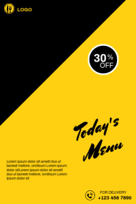 Restaurant Menu Banner Template | PosterMyWall