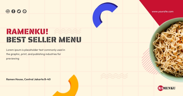 Food Menu Banner Template | PosterMyWall