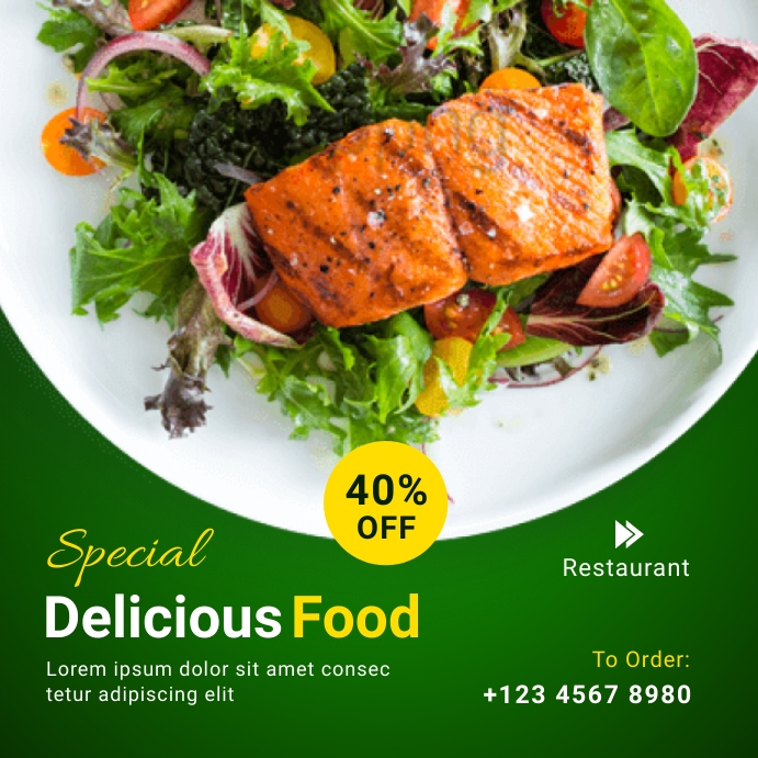 Copy of Food Menu Banner Template | PosterMyWall