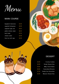 Food menu card Template | PosterMyWall