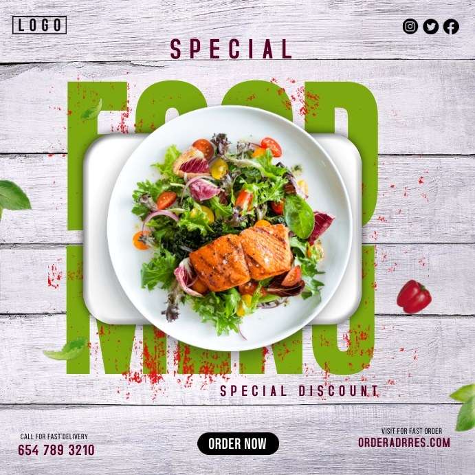 Food Menu Deals Template | PosterMyWall