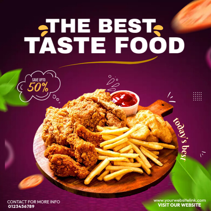 Modèle Food Menu Deals | PosterMyWall