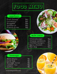 Menu Template | PosterMyWall