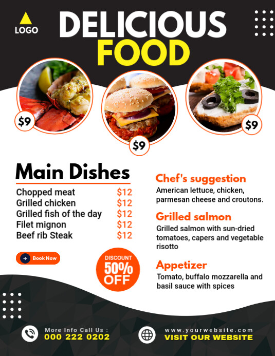 Copy of FOOD MENU | PosterMyWall